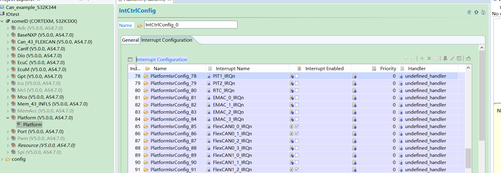The FlexCAN of S32K314 cannot enter the CAN transmission interrupt. - NXP Community