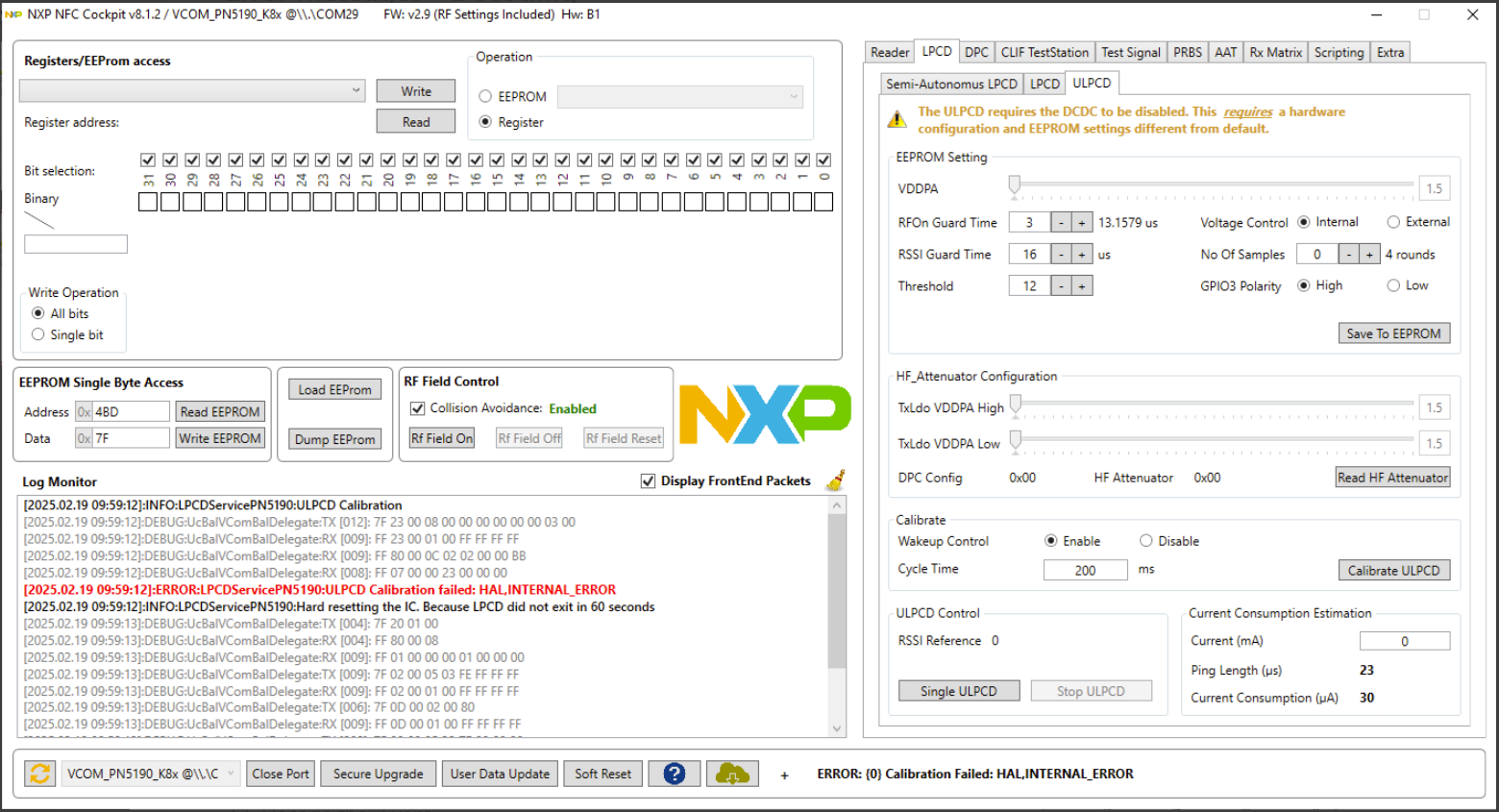 PN5190 B1 - PN5190 instruction layer/Error messages - Decoding - NXP Community