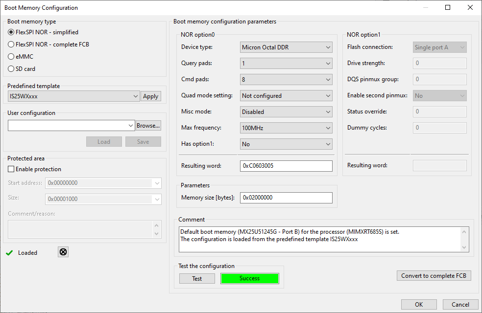 program flash from mcuxpresso IDE for ISSI's IS25WX256-JMLE with custom rt685 board - NXP Community