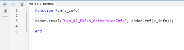 Mem_43_EXFLS RTD Using Matlab Function Block doesn't work - NXP Community