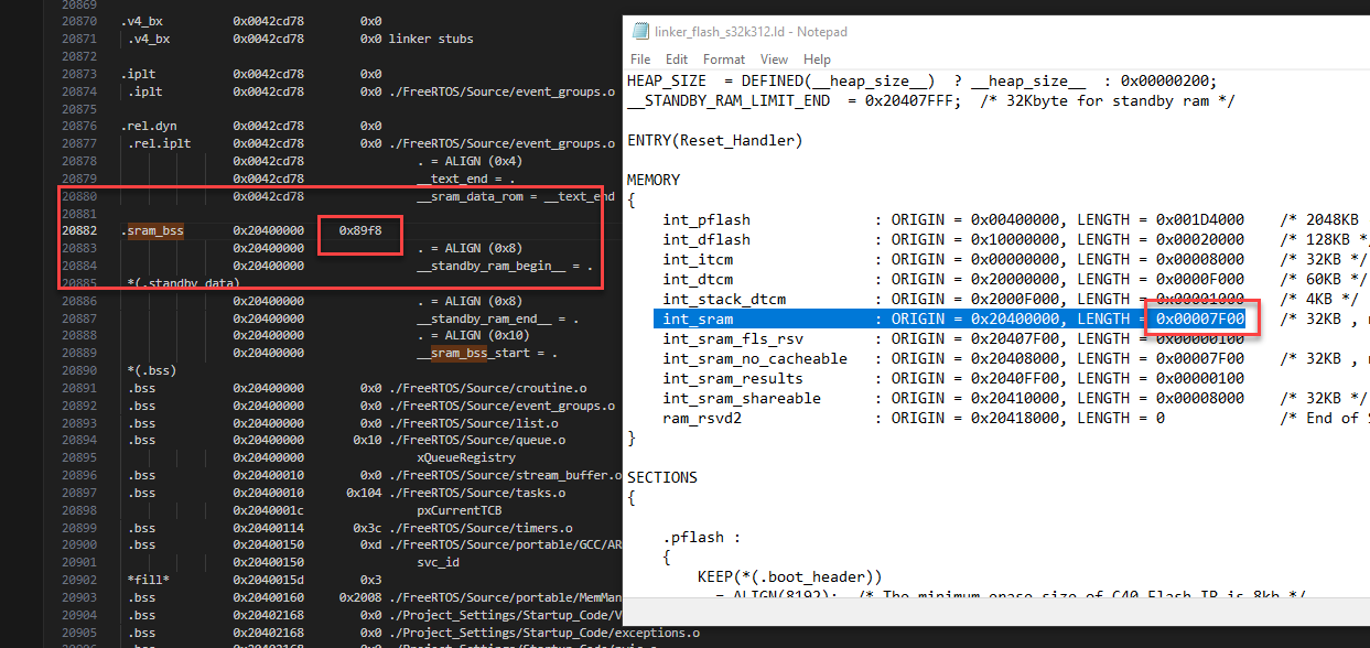 Solved: SRAM overflow about S32K312 - NXP Community