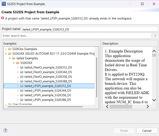 Solved: S32DS - ISELED example load error - NXP Community