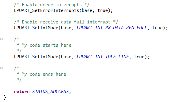 Solved: Re: How to receive data of varying length over UART? - NXP Community