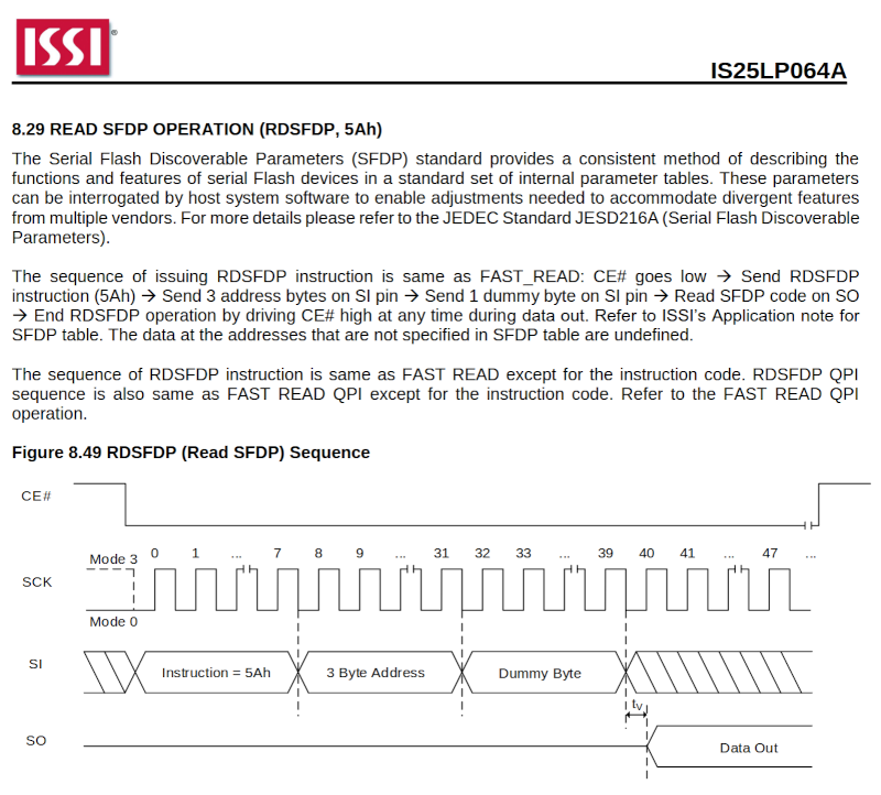 Getting SFDP parameters from QSPI NOR flash using ROMAPI - NXP Community
