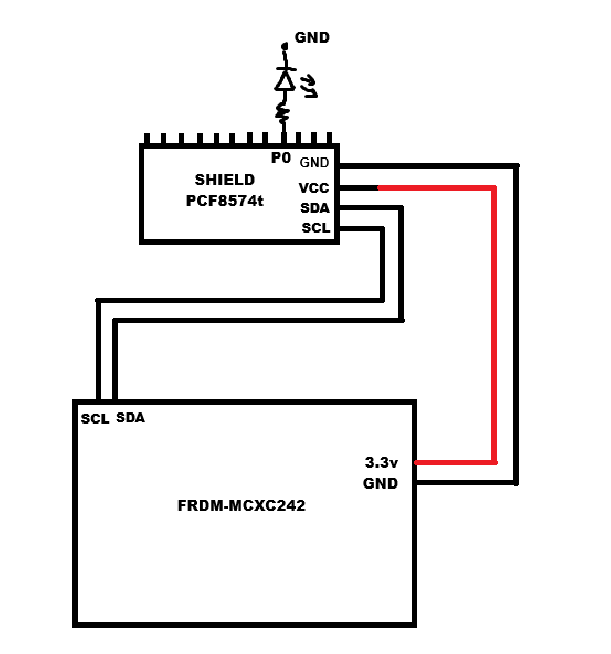 Solved: pcf8574t to light a led - NXP Community