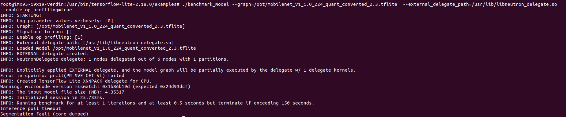 Sample tflite model files which are supported by Neutron NPU in imx95 ...