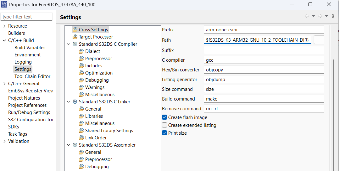 Solved: How to generate assemble .s file in S32DS IDE Build Configuration or in .cproject ...