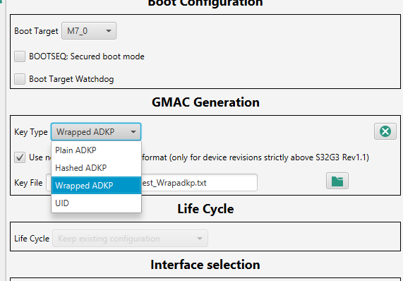 GMAC Generation with Wrapped ADKP on S32DS 3.5 - NXP Community