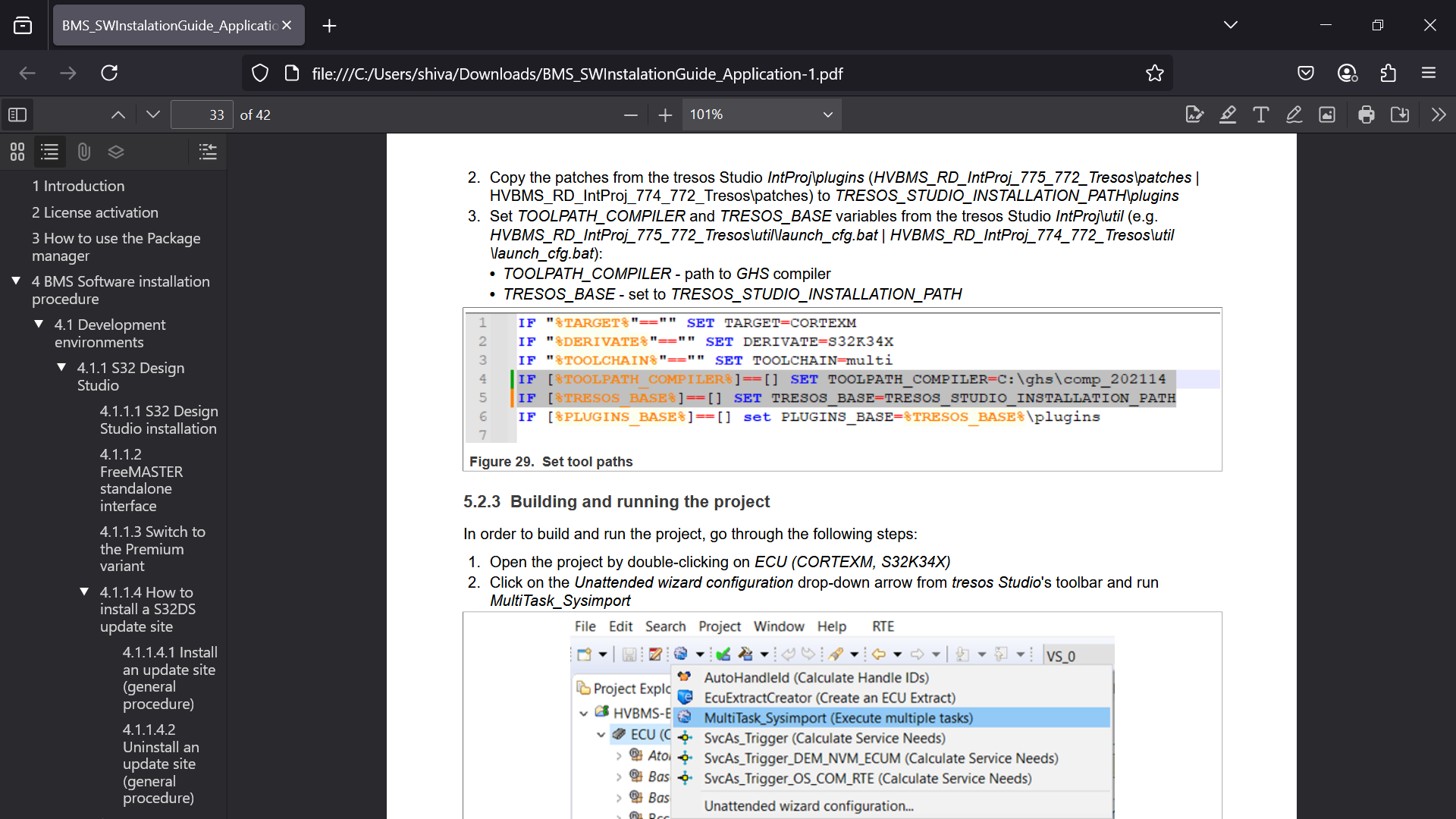 HVBMS EB Tresos Project - NXP Community