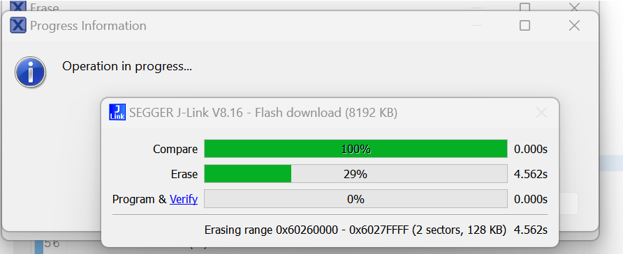 Re: MCUXpresso v24.12 and JLink V8.16 support for IMXRT1052 QSPI impossible! - NXP Community