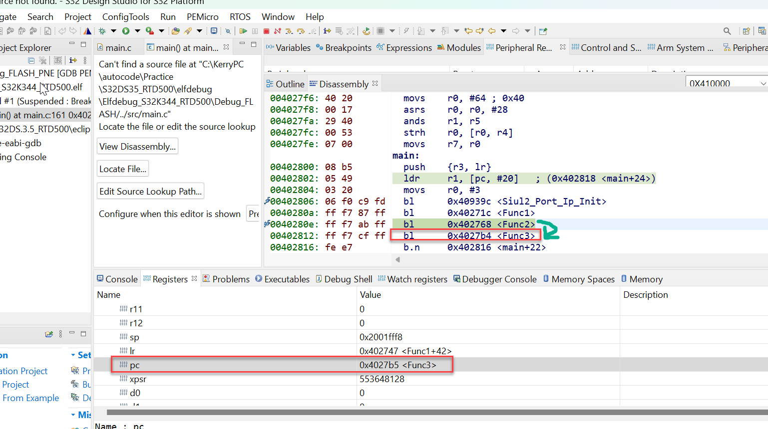 [S32K3 tool part]：How to flexibly debug elf files without source code - NXP Community