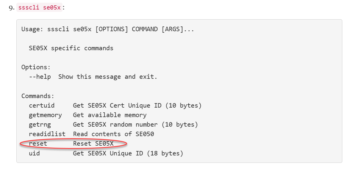 [SE050E] question for Se05x_API_GetFreeMemory and ex_se05x_ReadIDList - NXP Community