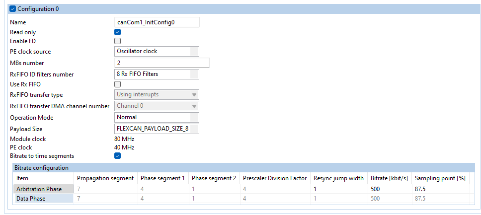 Solved: Re: CAN Stuff Errors at 500kbit/s on MPC5748G - FXOSC vs FS80 ...