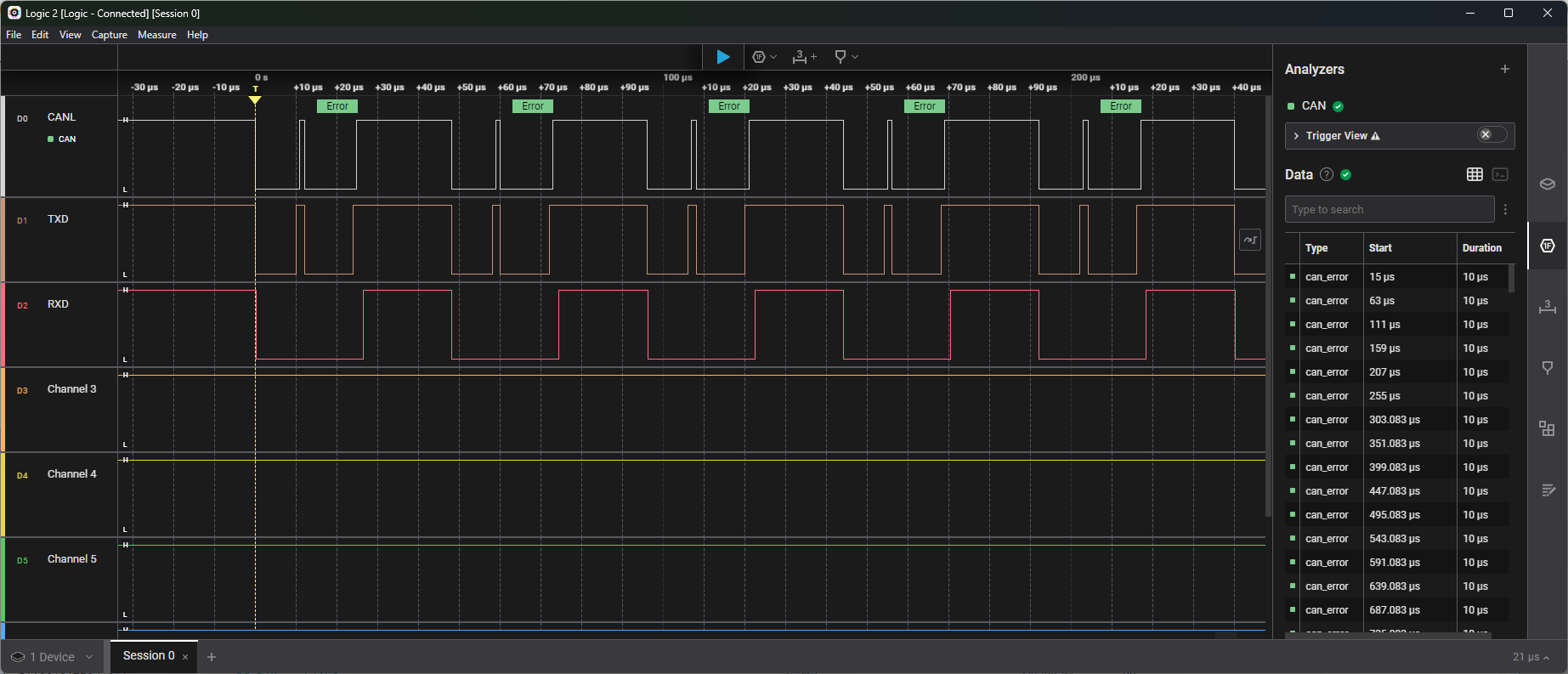 Solved: CAN Stuff Errors at 500kbit/s on MPC5748G - FXOSC vs FS80 Clock ...