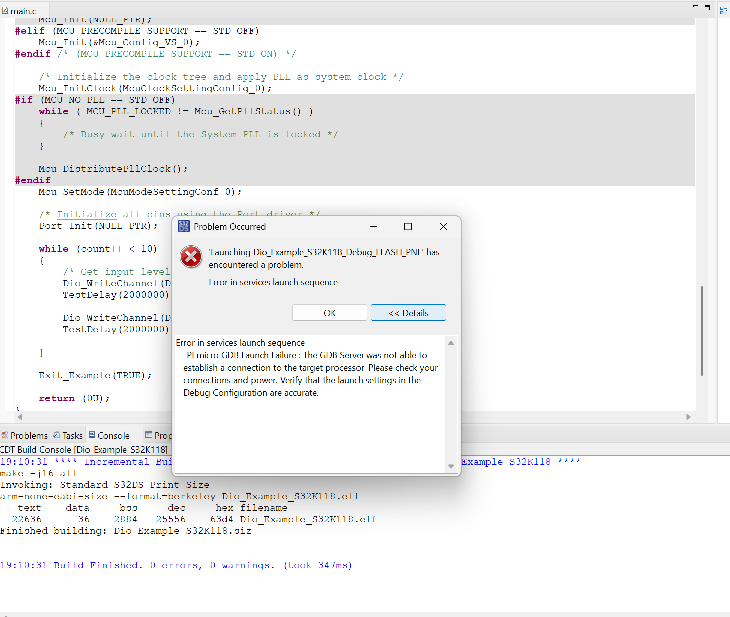 Solved: S32k118 Debugger not connecting - NXP Community