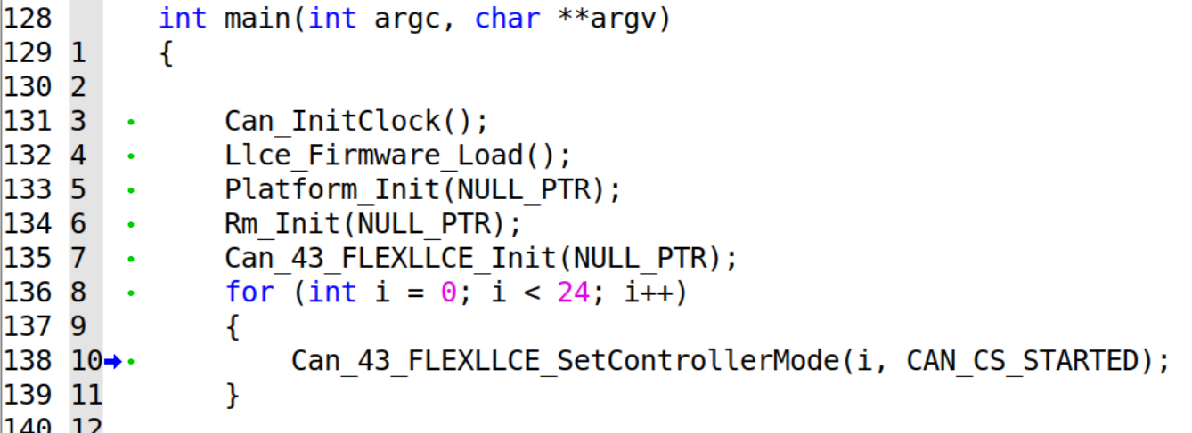 FlexLLCE example stuck in CAN initialization - NXP Community