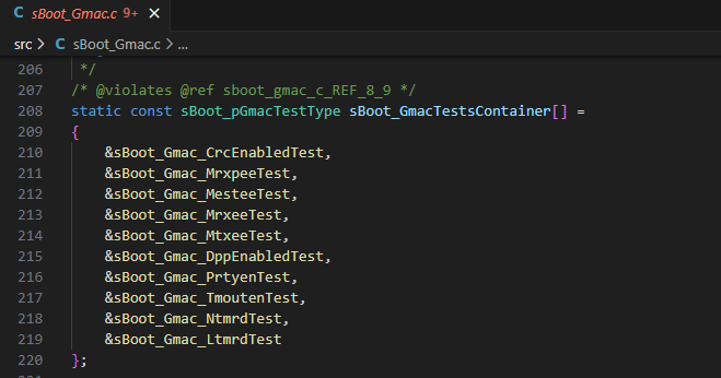 Solved: S32G SAF Sboot GMAC tests - Configuration to disable tests not ...