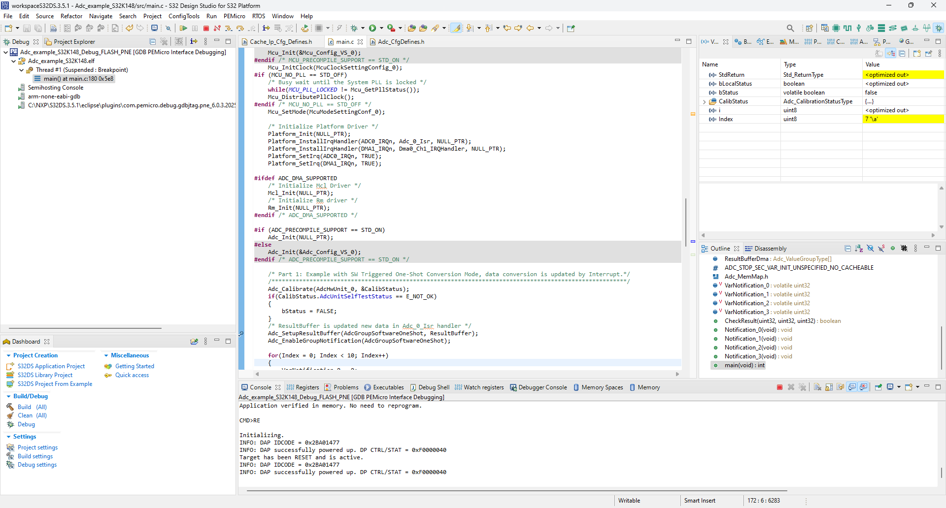 How to configure and use ADC in S32 DS IDE for S32K148 Microcontroller ...