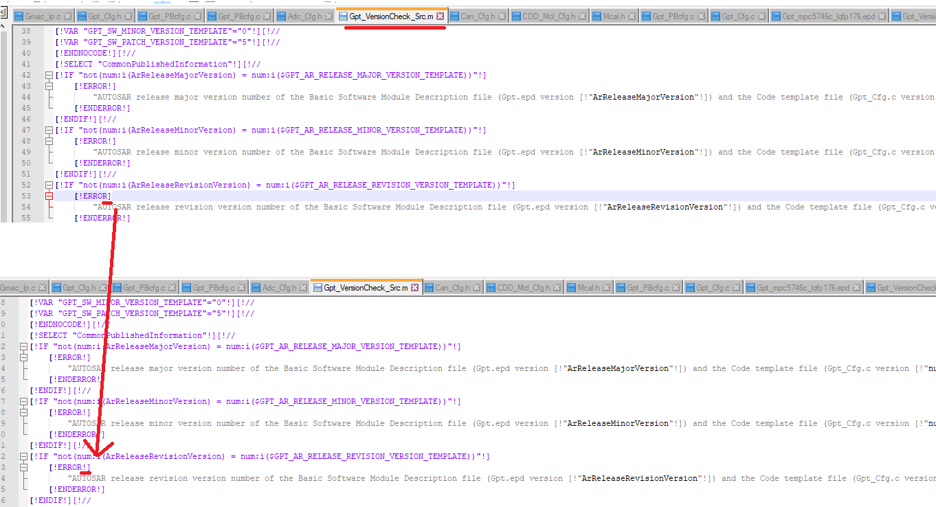 Re: ArReleaseRevisionVersion Mismatch with GPT_AR_RELEASE_REVISION ...