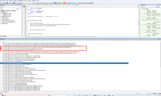 Re: SS32K144 IAR JLink there were warnings while generating flash loader input - NXP Community
