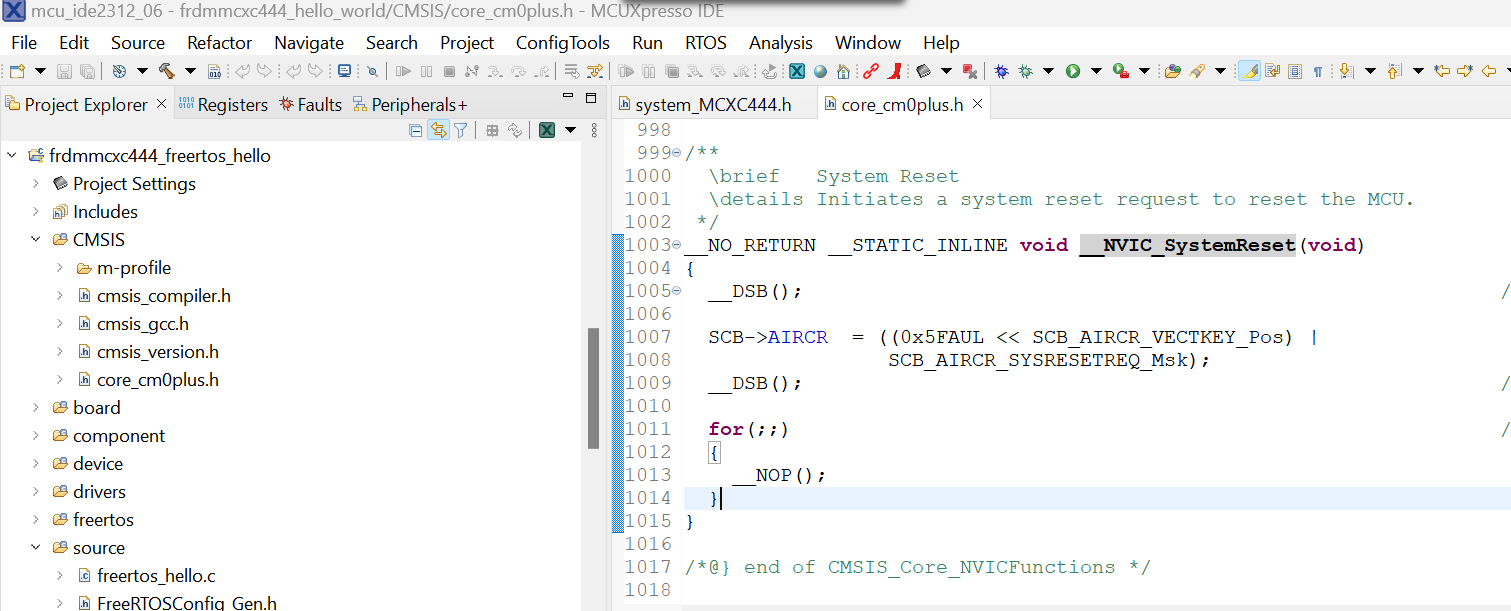 Solved: RESET MCU WHEN HARDFAULT - NXP Community