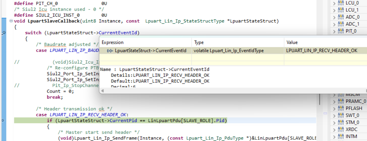 Solved: S32K311 Lpuart_Lin Slave always returns RX_HEADER_ERROR / RX ...