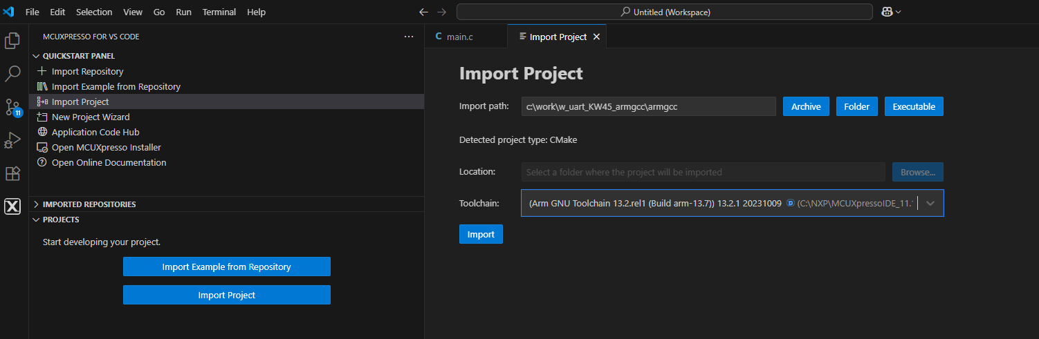 [MCUXSDK] How to use GitHub SDK for KW4x, MCXW7x, MCXW2x - NXP Community