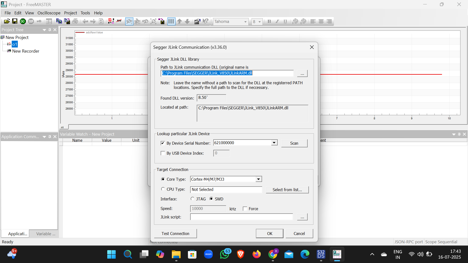 Freemaster using J-link plugin for s32k144 microcontroller - NXP Community