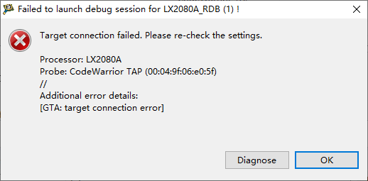 The CodeWarrior Tap simulator is unable to recognize - NXP Community