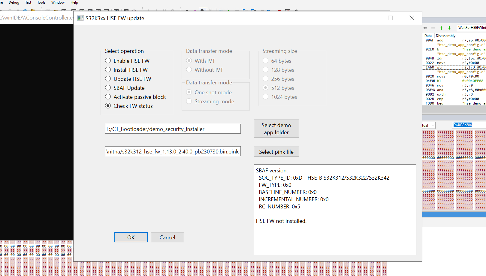 Solved: Facing issues with HSE Firmware on nxp s32k312 - NXP Community