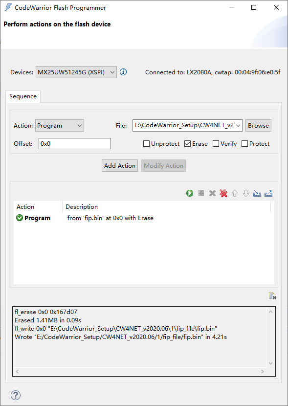 After programming the LX2080 target board, there is no any printing information from the serial ...