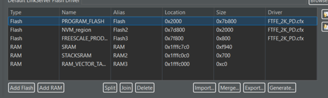 Solved: Change Memory layout of MCU MKW38 to enable EEPROM Emulation ...