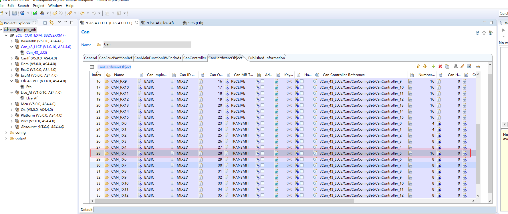S32G LLCE_PFE HTH configured to 16 can failed - NXP Community