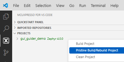 GUI Guider example with Zephyr and MCUXpresso for VS Code - NXP Community