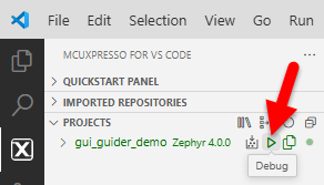 GUI Guider example with Zephyr and MCUXpresso for VS Code - NXP Community