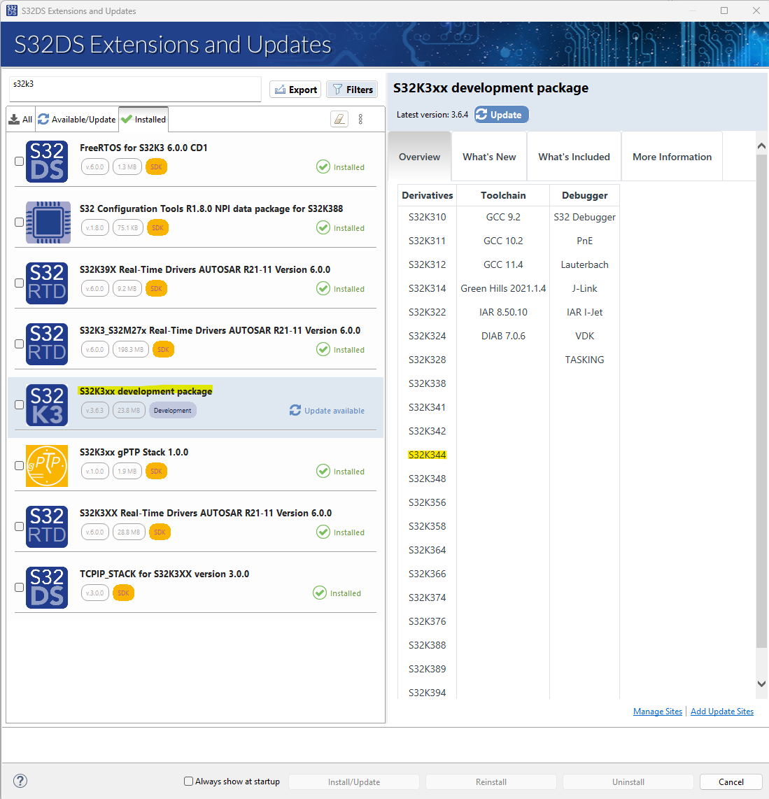 S32 Configuration Tools S32K3 R1.8 NPI download not available - NXP ...