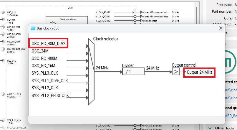 Clarify the OSC 24 MHz modes for iMX RT1176 - NXP Community