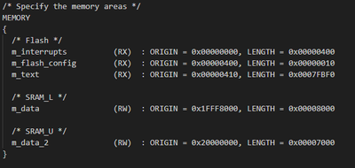 Solved: memory partitioning for dual applications (A/B swap) on S32K144 ...