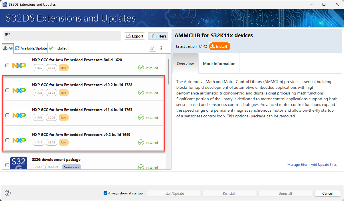 Installing software in S32 Design studio - NXP Community