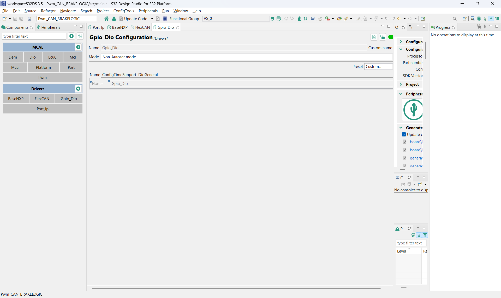 S32 design studio 3.5 for k144 Can config - NXP Community