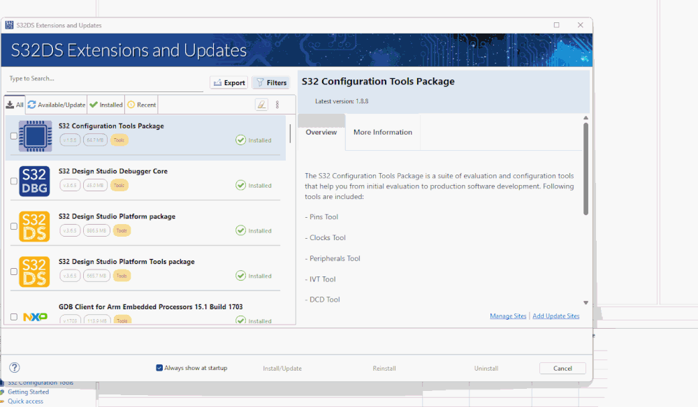 S32 Design Studio 3.6.5 Release Announcement - NXP Community
