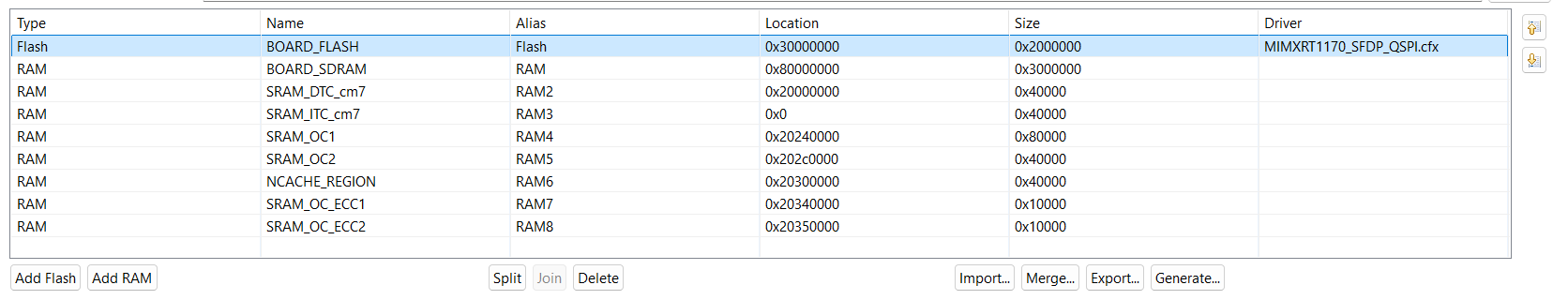 Memory mapping for dual core application - NXP Community