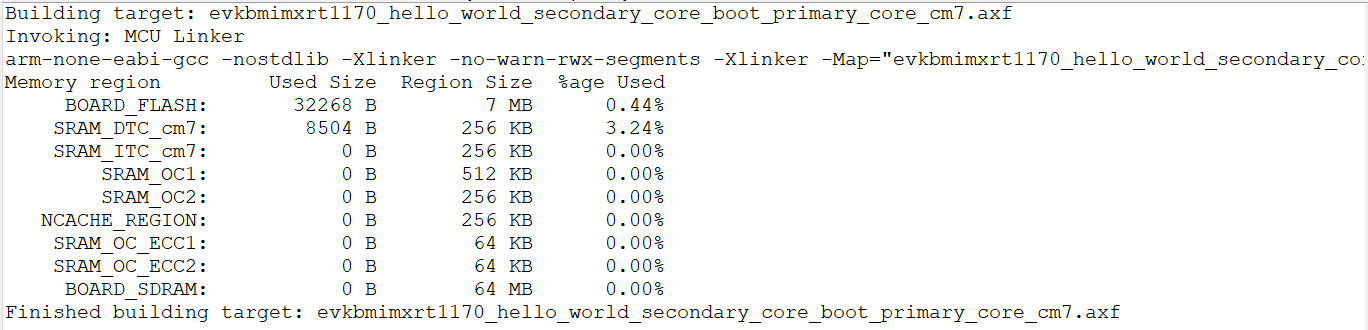 Memory mapping for dual core application - NXP Community