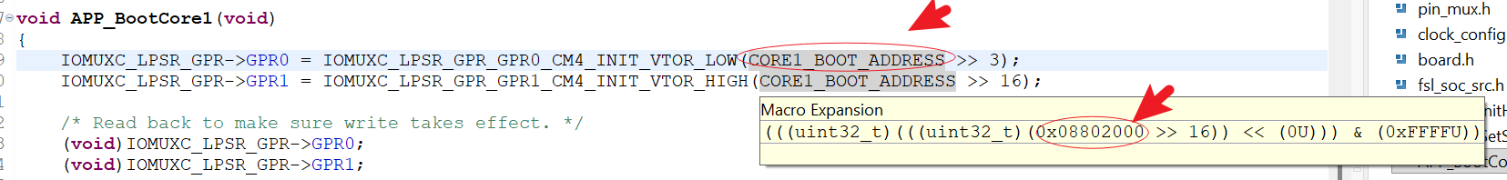 Memory mapping for dual core application - NXP Community