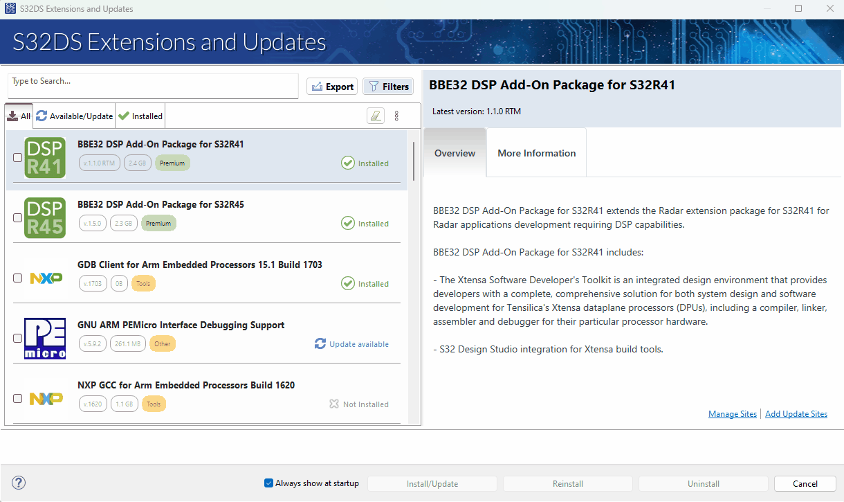 S32 Design Studio 3.6.1 Release Announcement - NXP Community