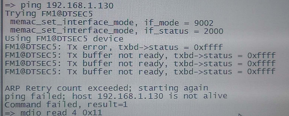 LS1046A UBOOT SGMII TX ERROR - NXP Community