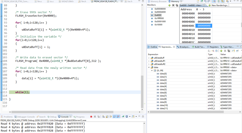 Confused With Flashs Erasing And Programing Nxp Community 