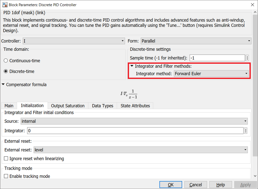 MPC5744P MBD toolbox - Reset input for integrator block - NXP Community