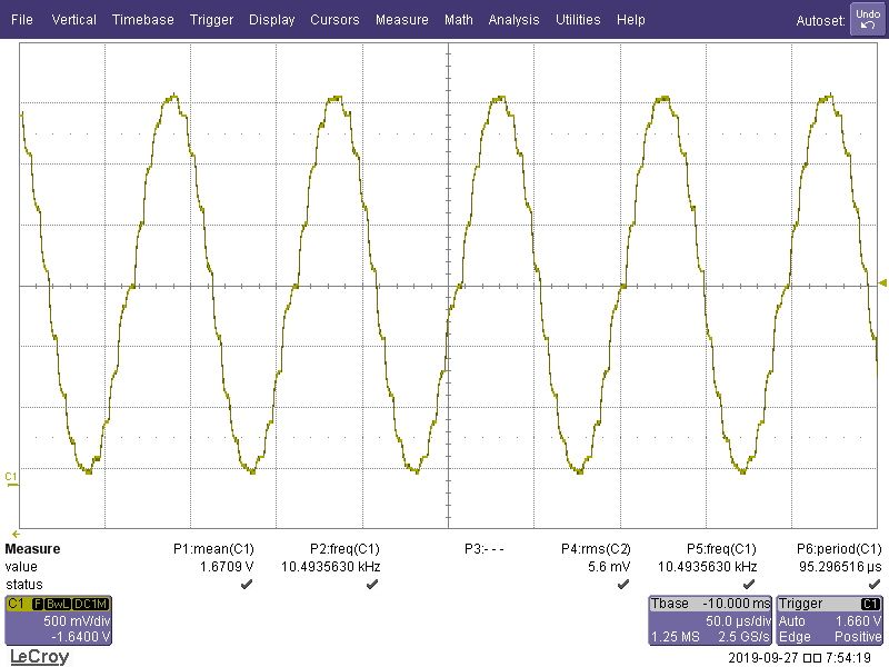 Solved Re 10khz Sine Wave Generator On Dac Pit Using Frdm K64f