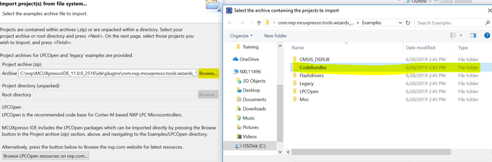 Solved Mcuxpresso Link Errors On Code Bundle Nxp Community